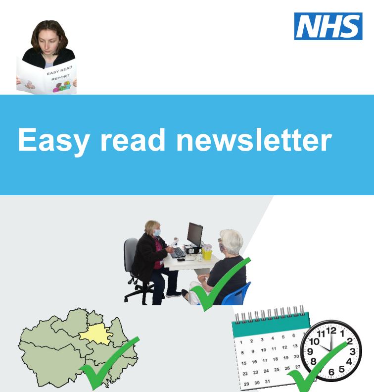 NHS Easy Read Newsletter Issue 14 Jan 2022 (posted 17.1.22) - Bromley Well