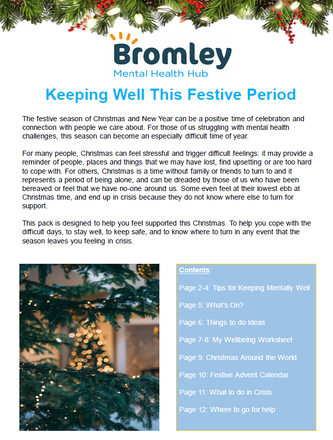 Help yourself to the free "Keeping Well this Festive Time" Pack (16/12 ...